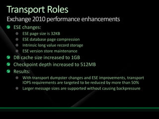 Exchange 2010 Architecture