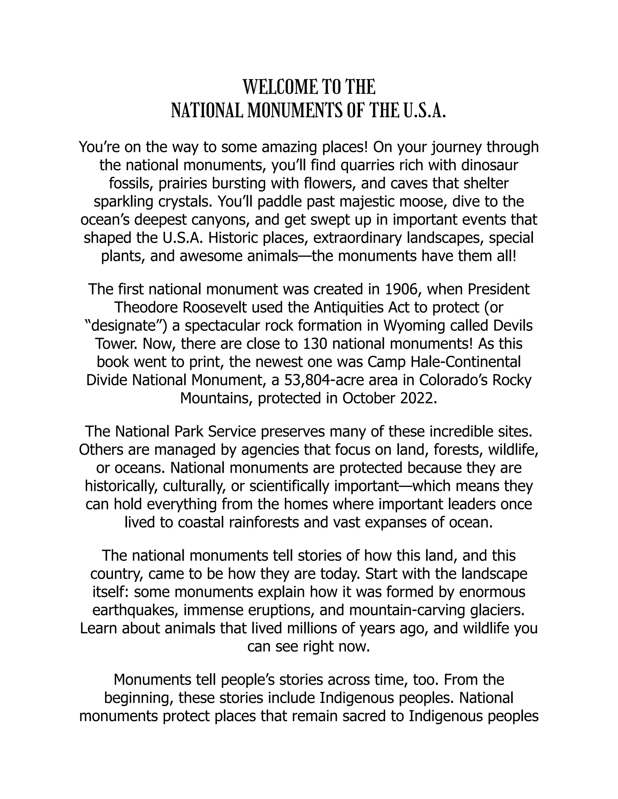 National Monuments of the USA 1st Edition Cameron Walker | PDF