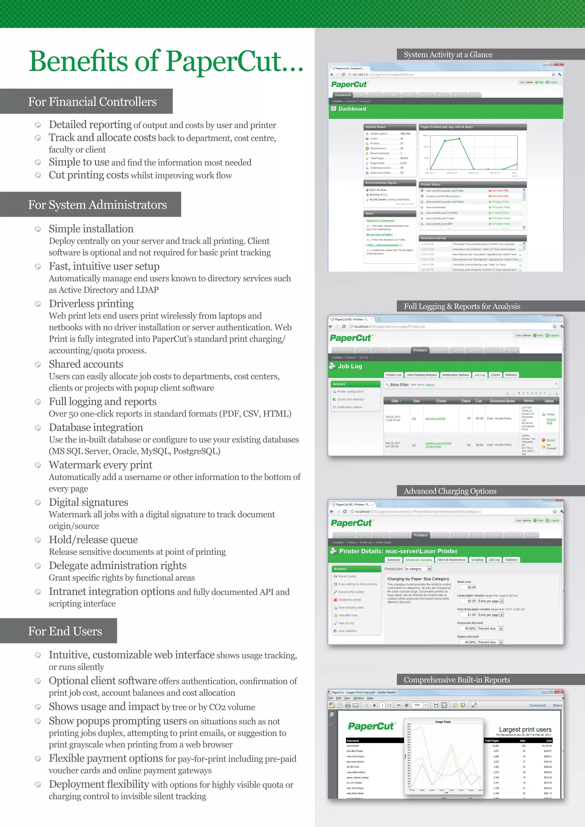 PaperCutNGFactSheetOverview | PDF