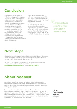 Channel Shift White Paper | PDF