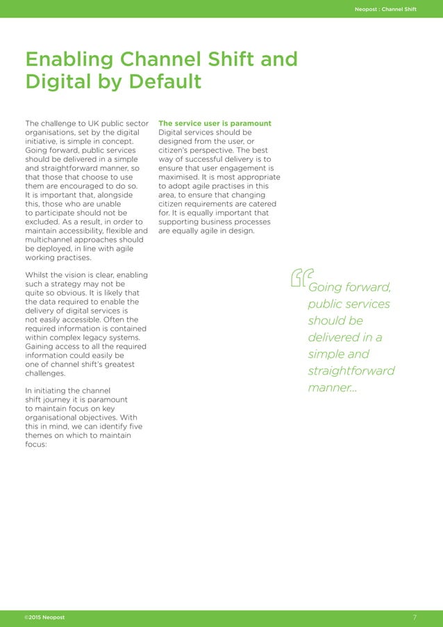 Channel Shift White Paper | PDF