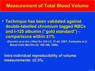 Blood Volume Measurement | PDF