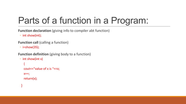 Storage Classes and Functions | PPT