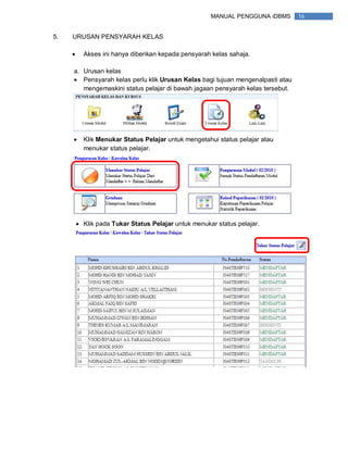 manual pengguna iDBMS | PDF
