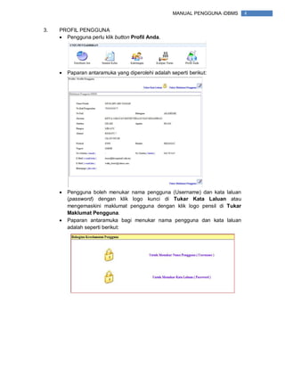 manual pengguna iDBMS | PDF