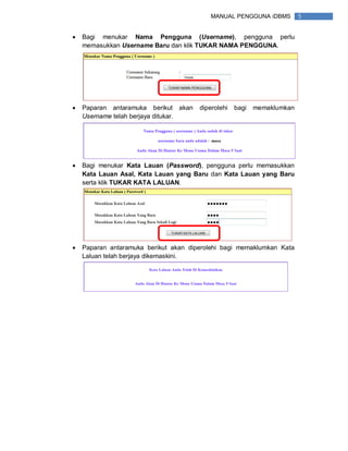 manual pengguna iDBMS | PDF