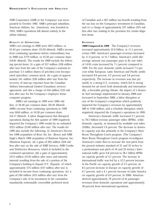 AMR Annual Report 2000 | PDF