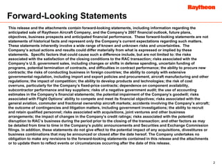 raytheon Q4 Earnings Presentation | PPT