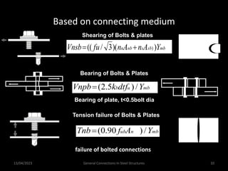 106769120-General-Connection-in-Steel-Structures.ppt