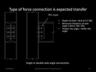 106769120-General-Connection-in-Steel-Structures.ppt