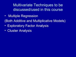 10685 6.1 multivar_mr_srm bm i | PPT