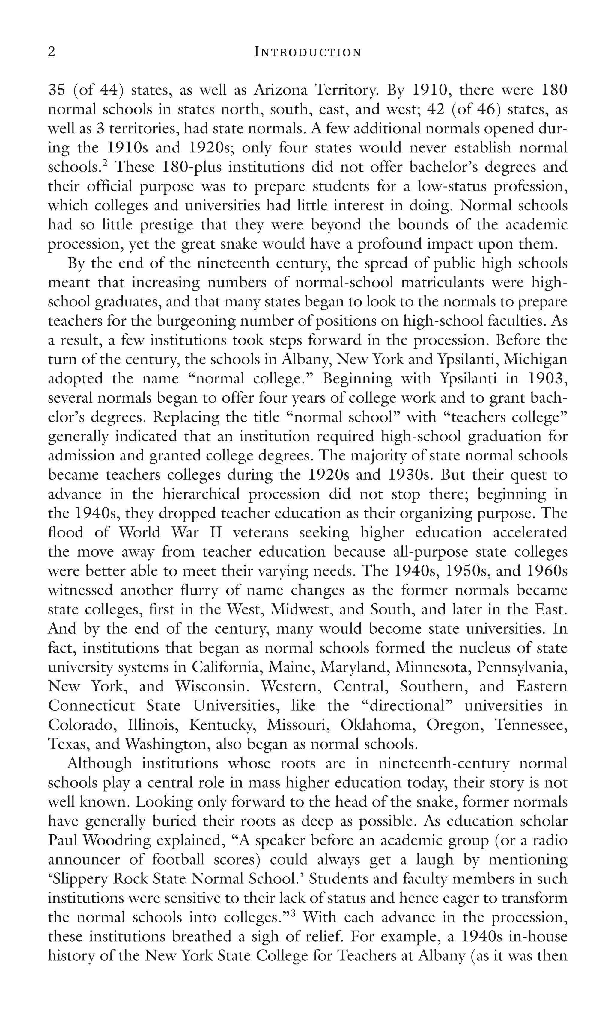 The American State Normal School An Instrument Of Great Good Christine ...