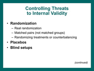 Experimental Research | PPT