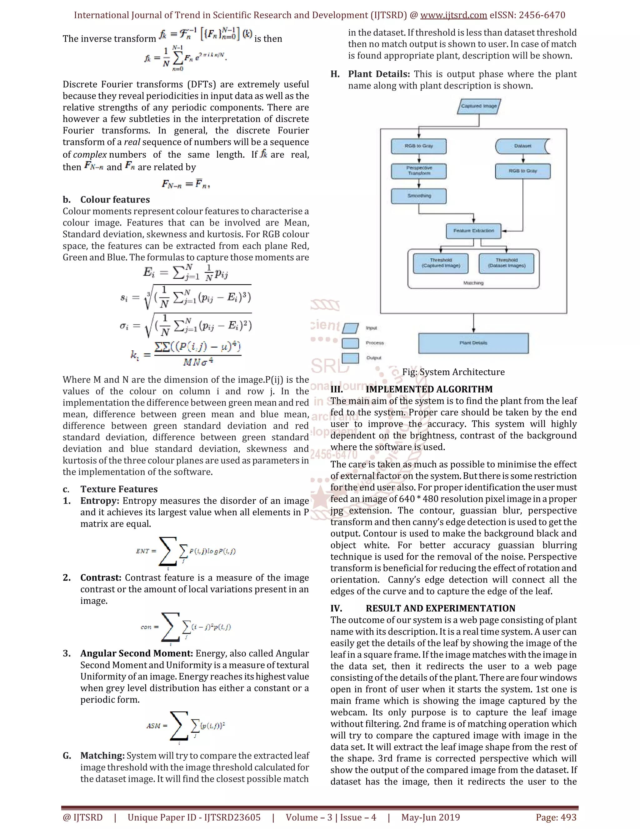 Ayurvedic Herb Detection using Image Processing | PDF