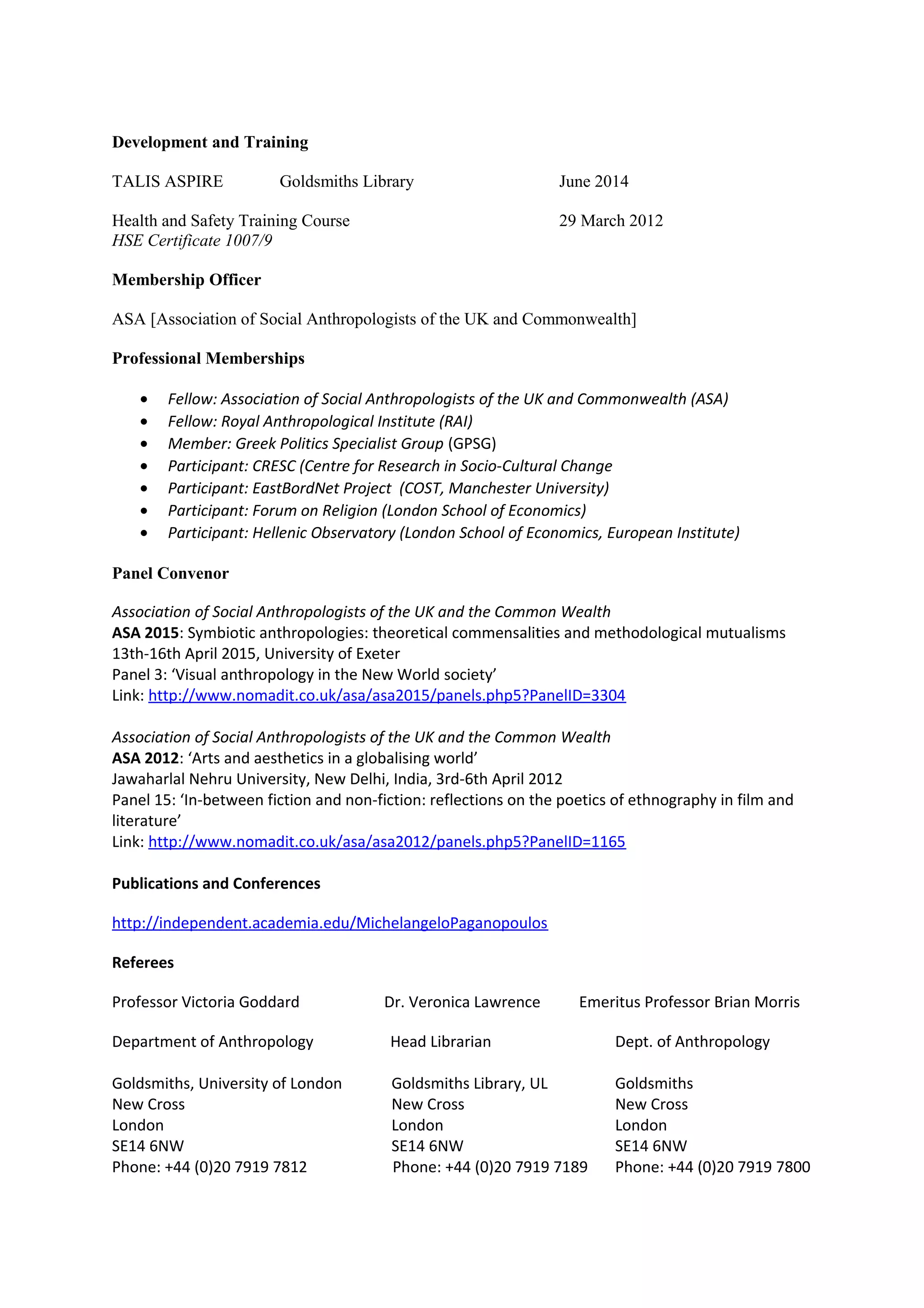 CURRICULUM VITAE | DOC