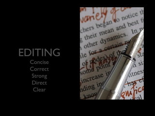 Editing, Proofreading, Revising | PPT