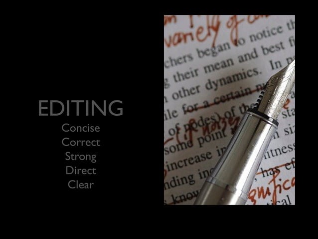 Editing, Proofreading, Revising | PPT