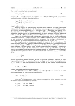 VHDL Implementation of Capacitor Voltage Balancing Control with Level-Shifted PWM for Modular ...