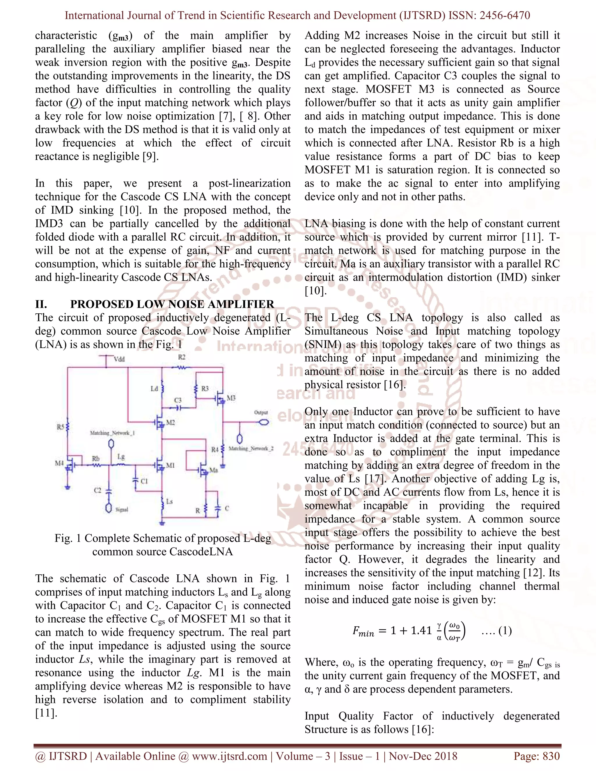 Linear CMOS LNA | PDF