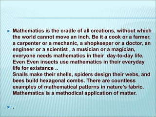 B.Ed.106 Mathematics content.ppt