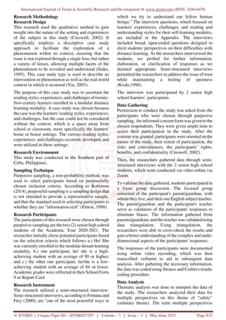 Reading Styles of 21st Century Learners in Modular Distance Learning ...