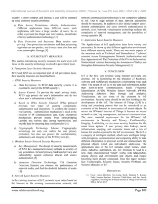 Comprehensive Survey on Security Problems and Key Technologies of the ...