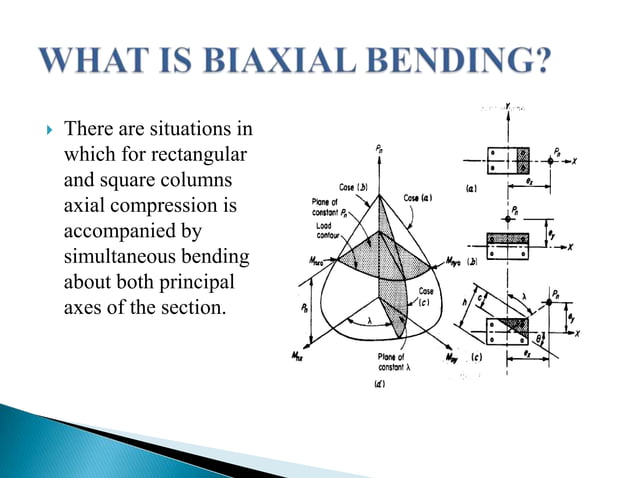 BIAXIAL COLUMN DESIGN | PPTX | Physics | Science
