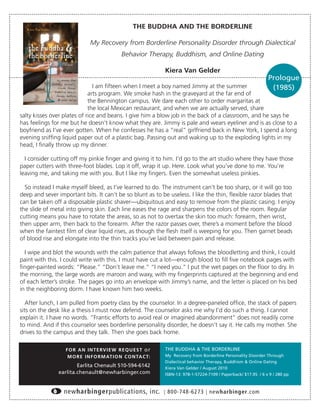 Buddha and Borderline Press Release | PDF