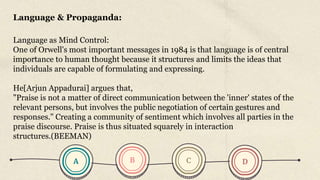 George Orwell's '1984' and Its Relevance in Today. 107-The 20th Century ...