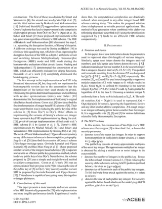 Towards Practical Homomorphic Encryption with Efficient Public key Generation | PDF | Web ...