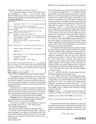 Towards Practical Homomorphic Encryption with Efficient Public key Generation | PDF | Web ...