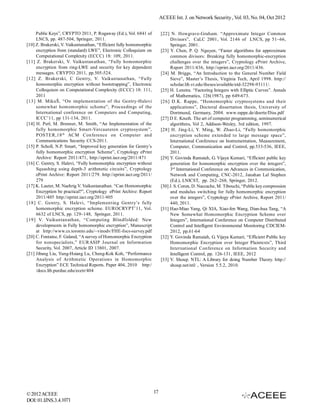 Towards Practical Homomorphic Encryption with Efficient Public key Generation | PDF | Web ...