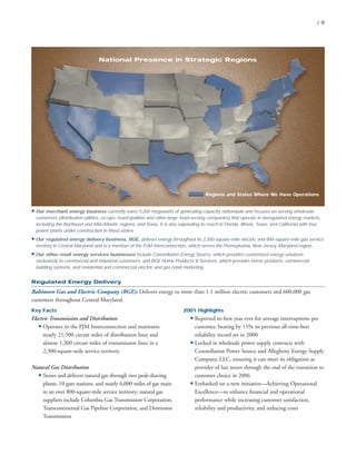 constellation energy 2001 Annual Report | PDF