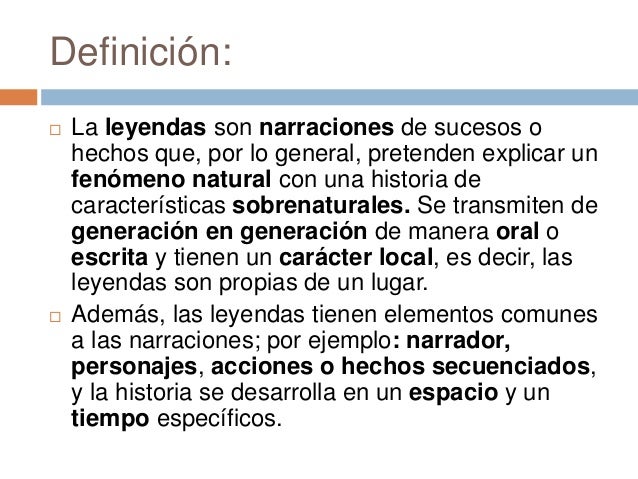 Leyenda Definicion Y Caracteristicas - mortho Leyenda Definicion Y Caracteristicas - mortho