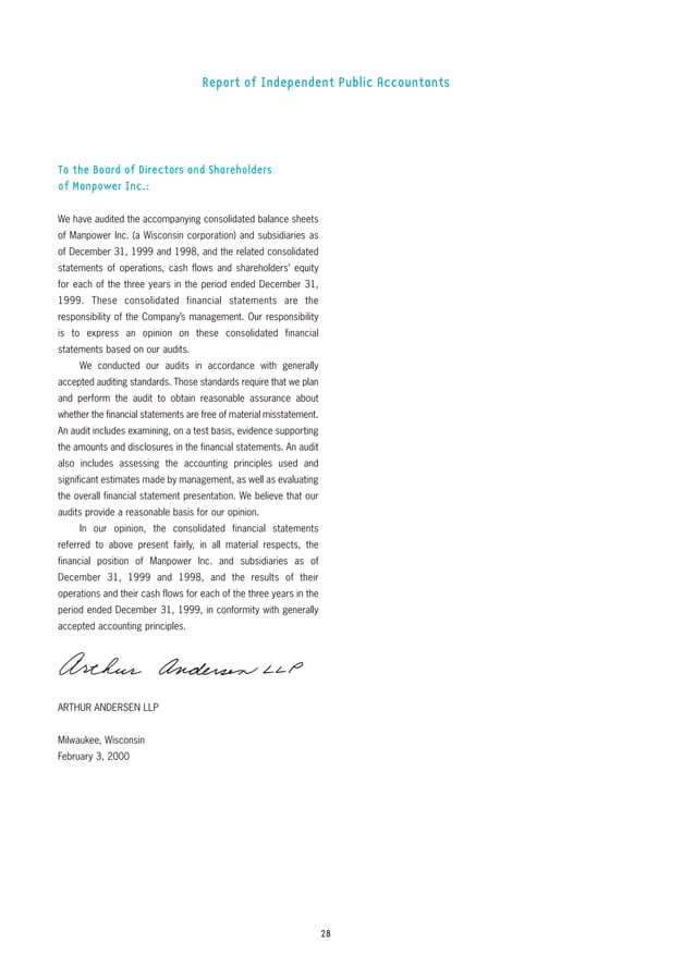 manpower annual reports 1999 | PDF