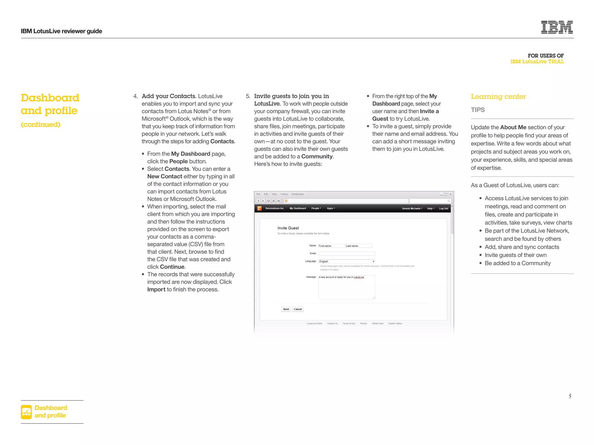 lotus live_reviewersguide | PPT