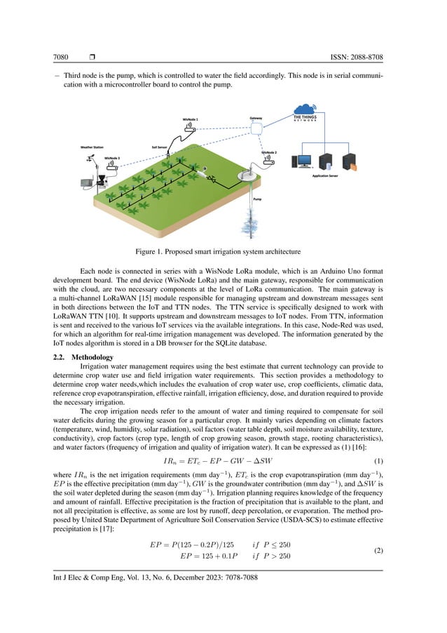 IoT-based smart irrigation management system using real-time data | PDF | Agriculture | Industries