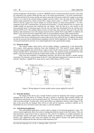 Development of an internet of things-based weather station device embedded with O2, CO2, and CO ...