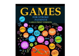 [KINDLE]⚡book Games for Stroke Patients Restore Language Math Logic ...