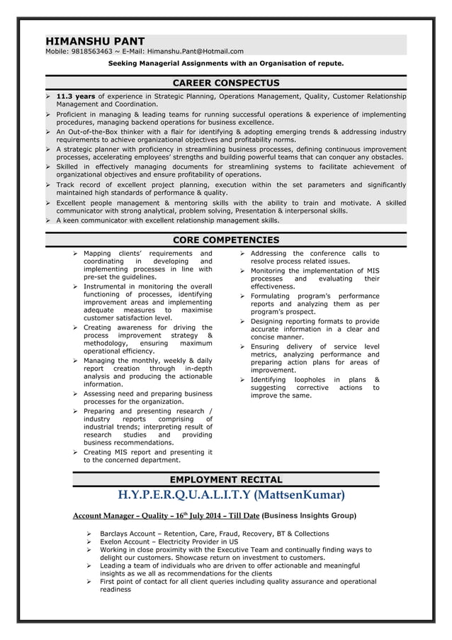 Resume_Himanshu_Pant | PDF