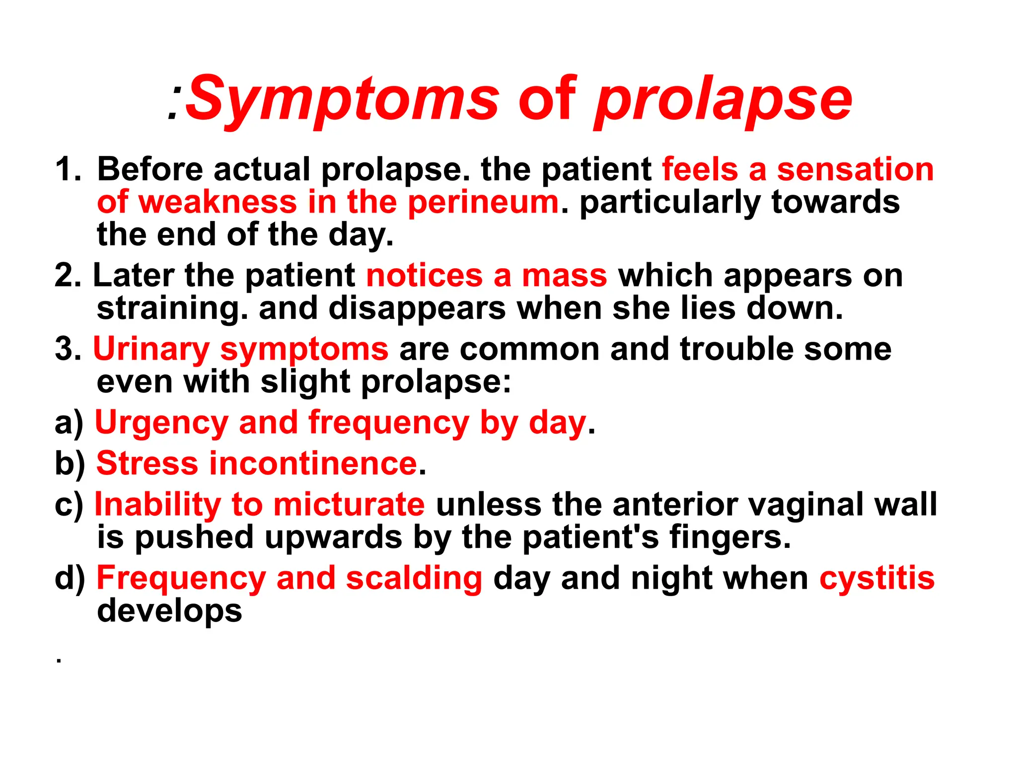 107486_genital prolapse.ppt gynaecological nursing | PPT | Pregnancy ...