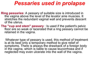 107486_genital prolapse.ppt gynaecological nursing | PPT | Pregnancy ...