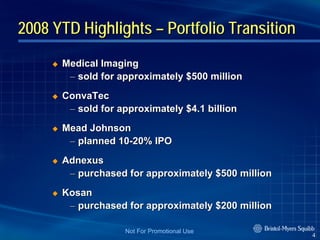bristol myerd squibb Merrill Lynch Global Pharmaceutical Conference | PPT
