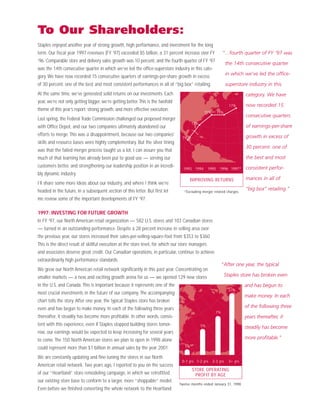 staples Annual Report 1997 | PDF