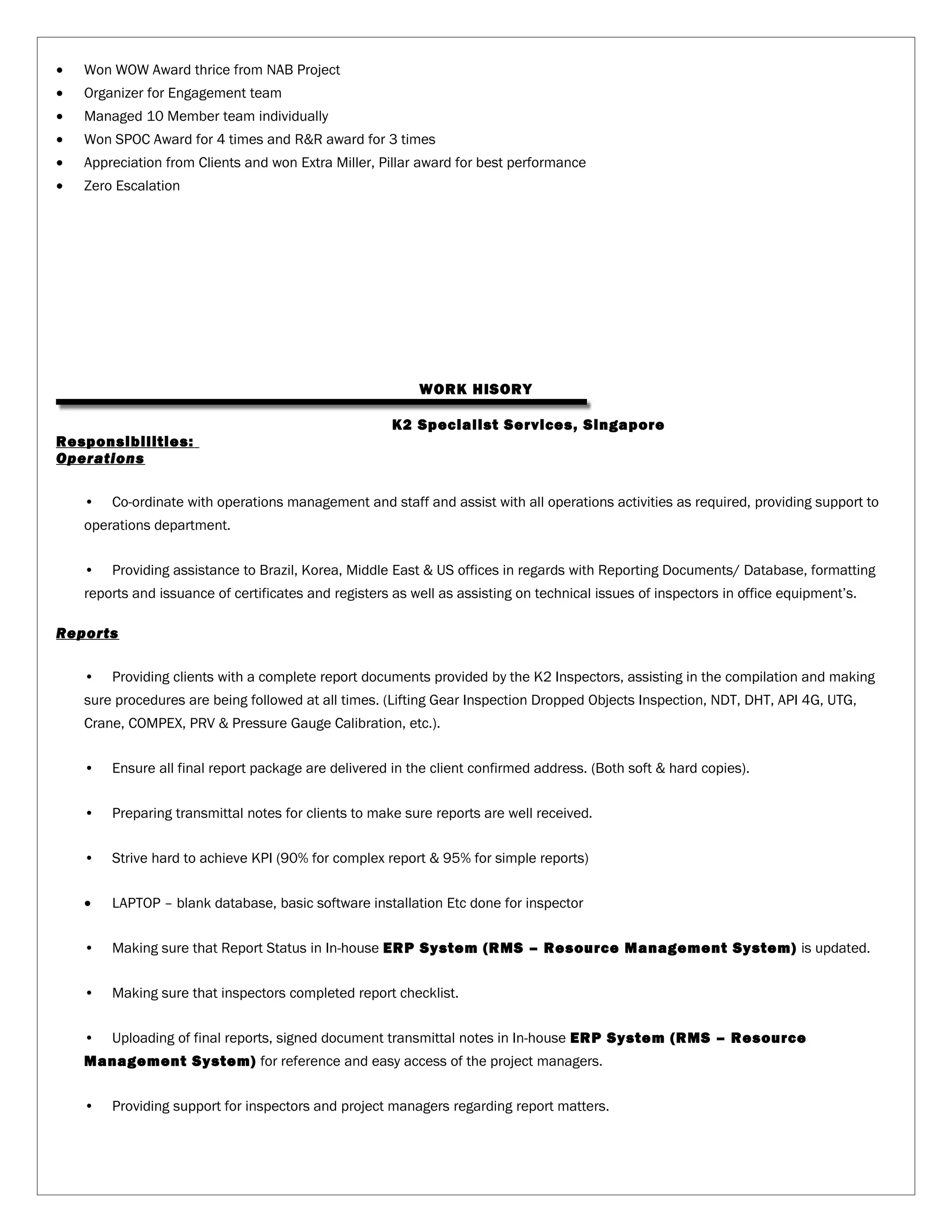 Revathi - Resume | DOC