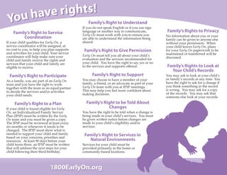 Family Rights - Early On Michigan | PDF