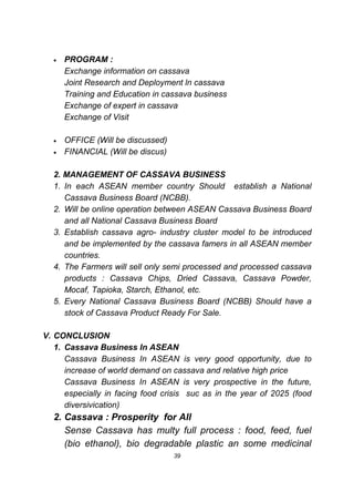 CASSAVA BUSINESS IN ASEAN 29102011 REV-3 | PDF