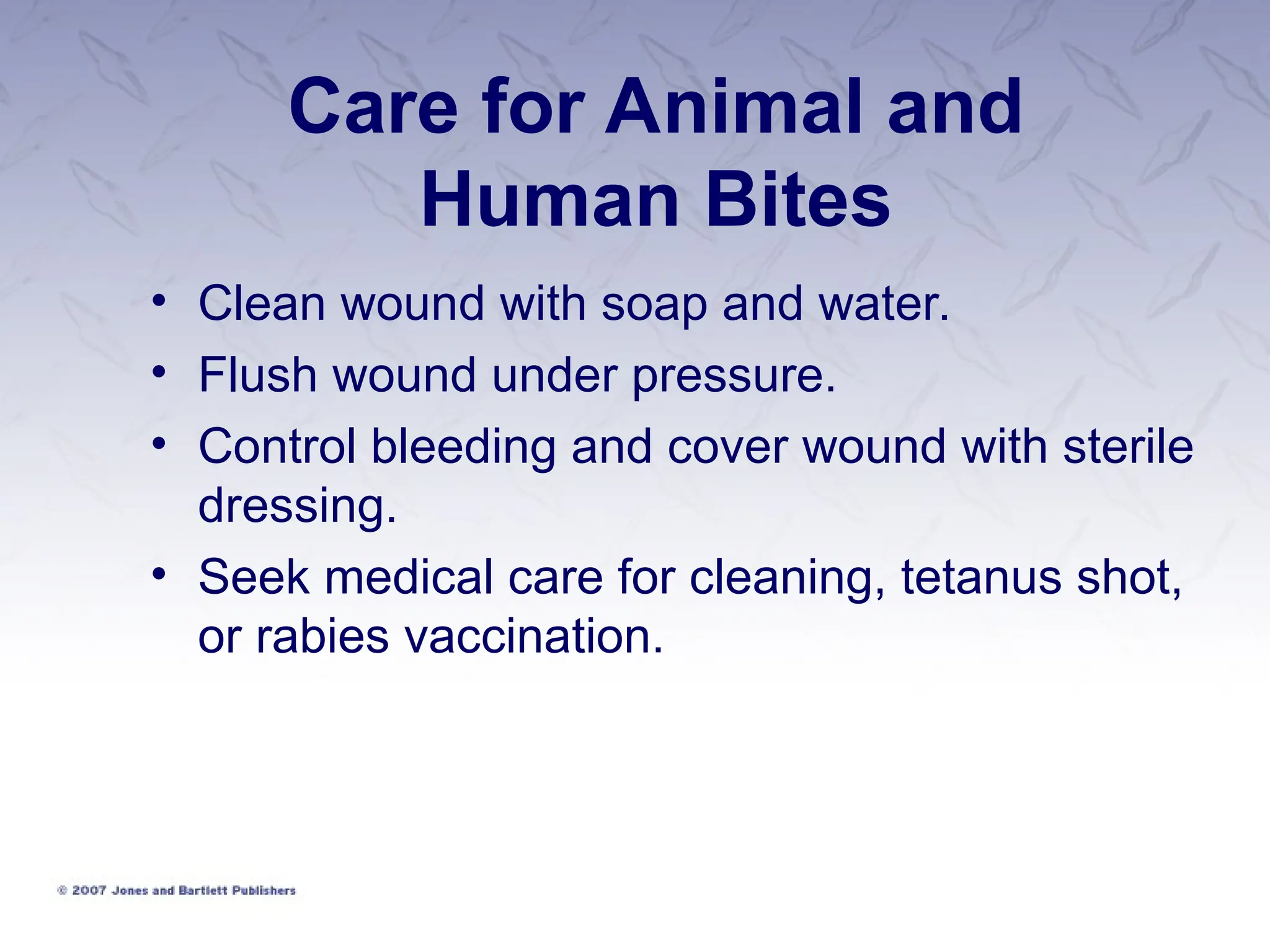 Animal and Human Bites WITH bITE INVESTIGATIONS | PPT