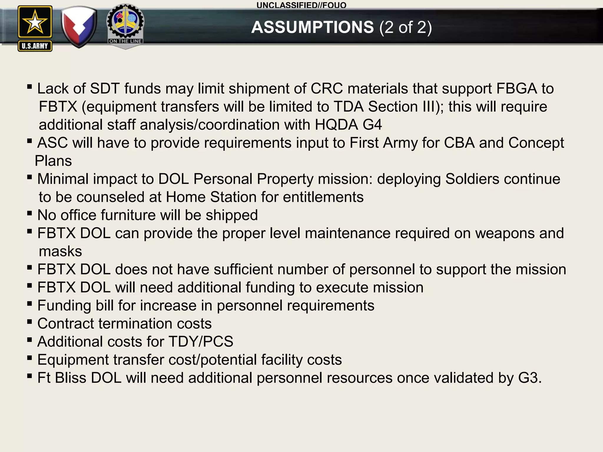 CRC Mission Analysis Brief (3) | PPT