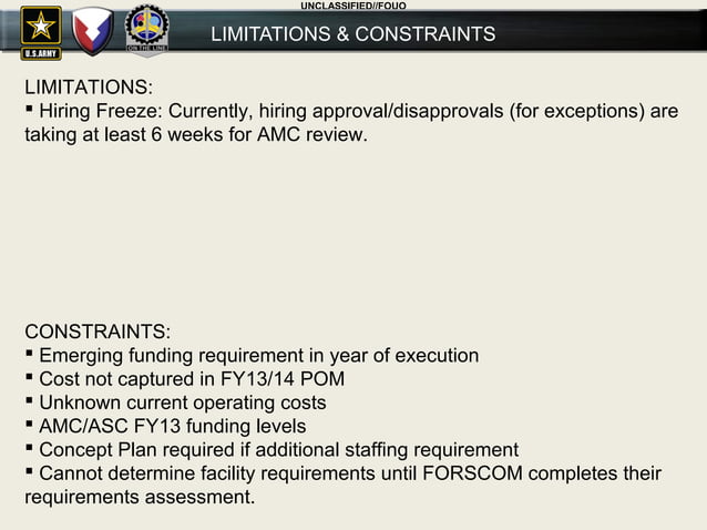 CRC Mission Analysis Brief (3) | PPT | Defense Industry | Industries
